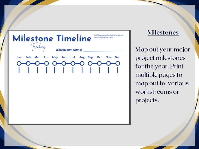 Project Management Printable Template - Etsy