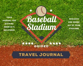 Baseball Stadium Travel Journals and Bucket List, 30 Stadiums, 2023 ...