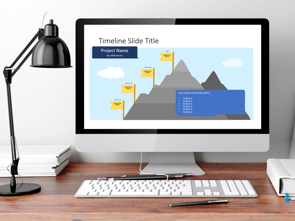 Timeline Powerpoint Slide Bundle - Etsy