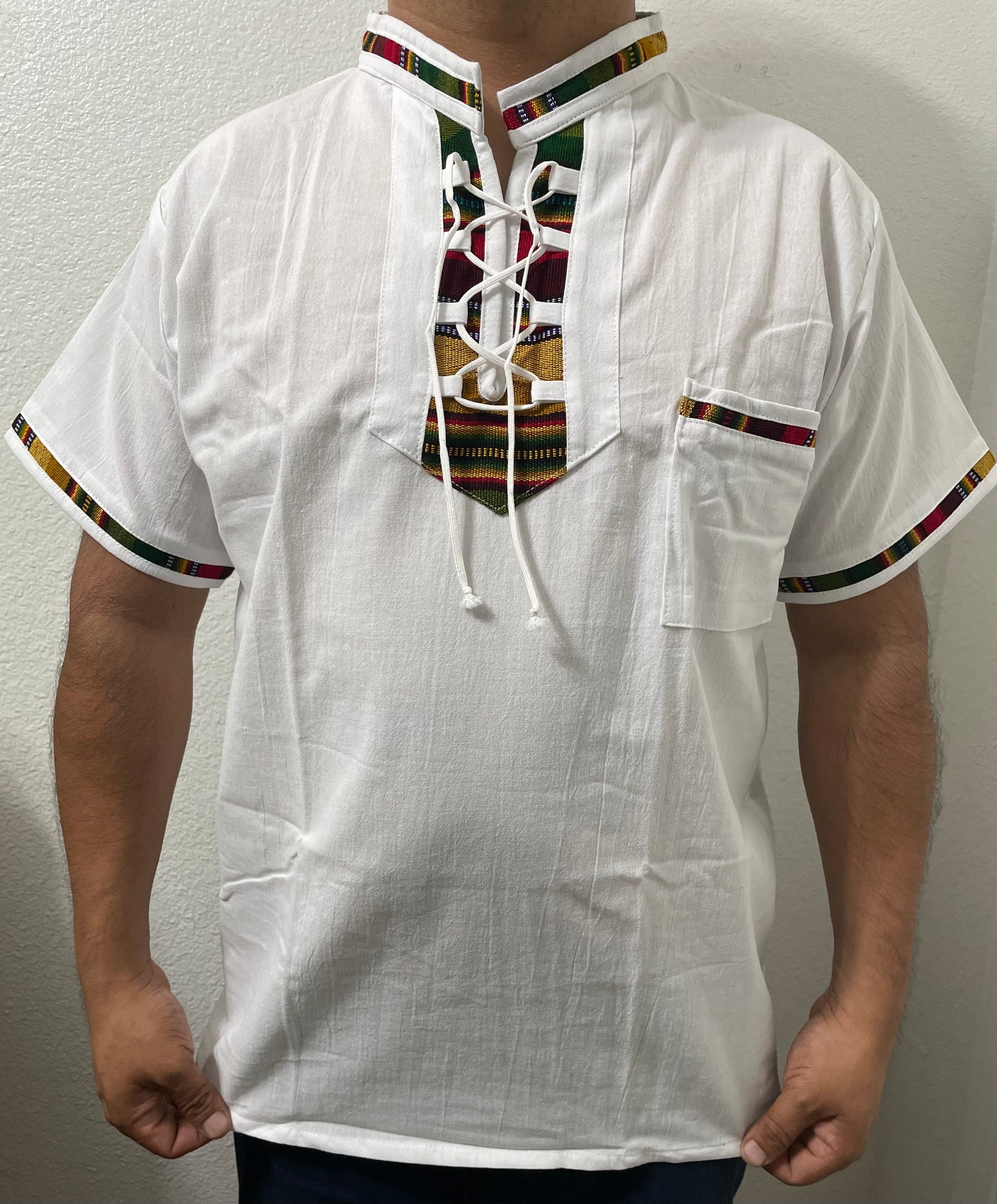 Guatemalan mens shirt camisa típica | Etsy