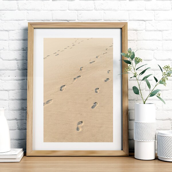Footprints in the Sand Printable - Etsy