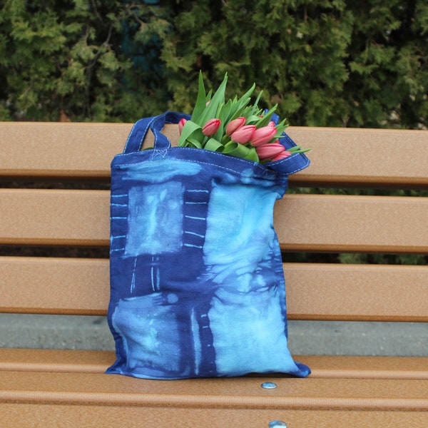 Indigo Dye Tote - Etsy