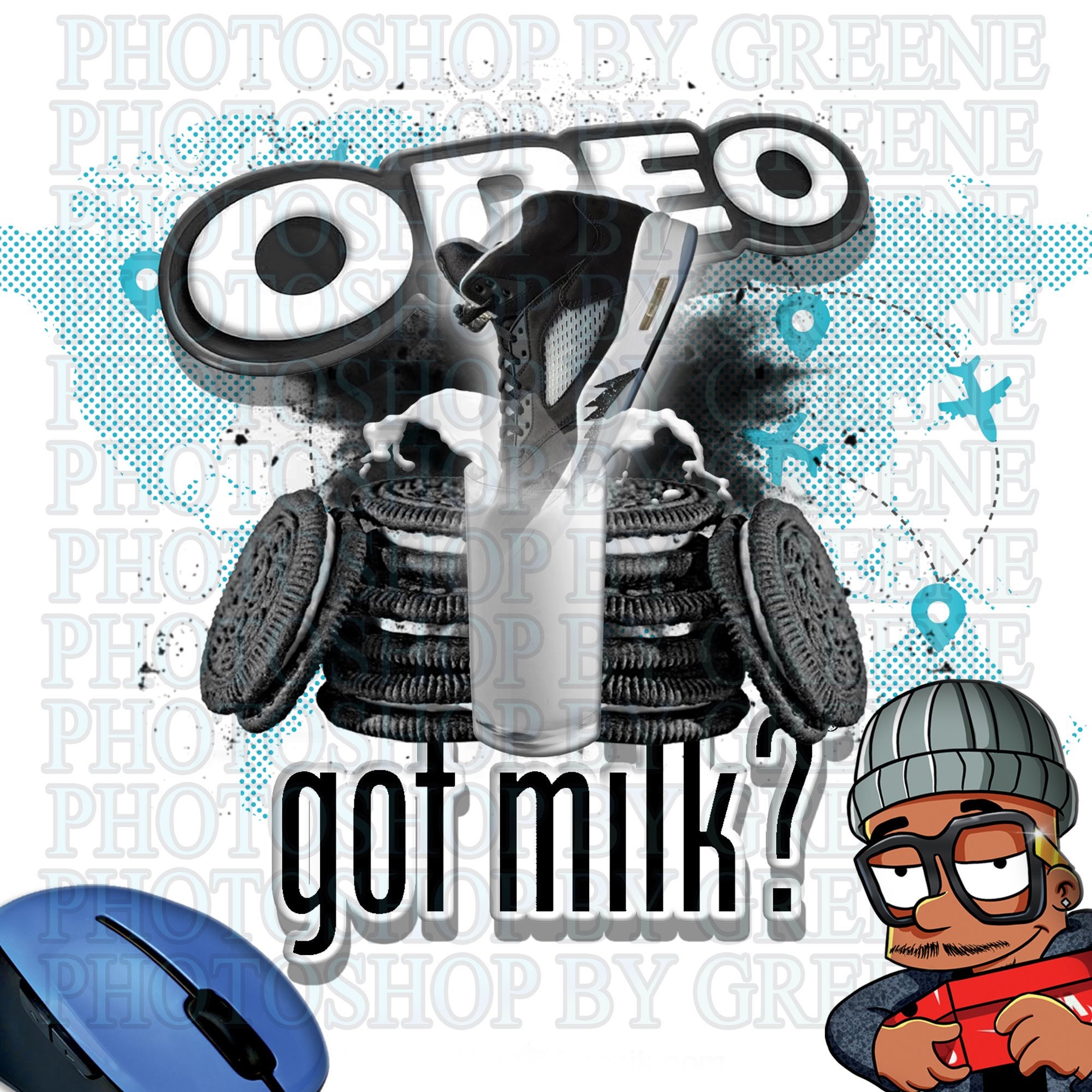 Jordan 5 Oreo Custom