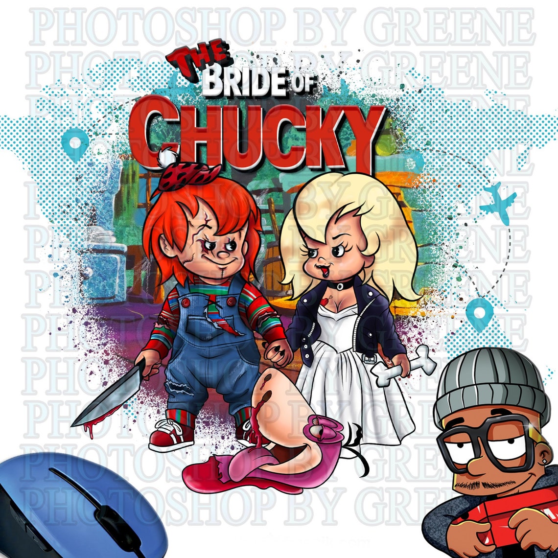 BRIDE OF CHUCKY Mash Up - Etsy