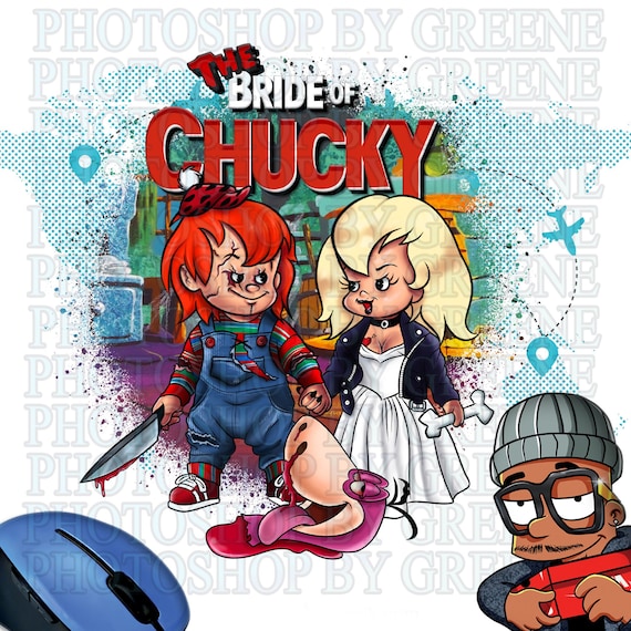 BRIDE OF CHUCKY Mash Up - Etsy