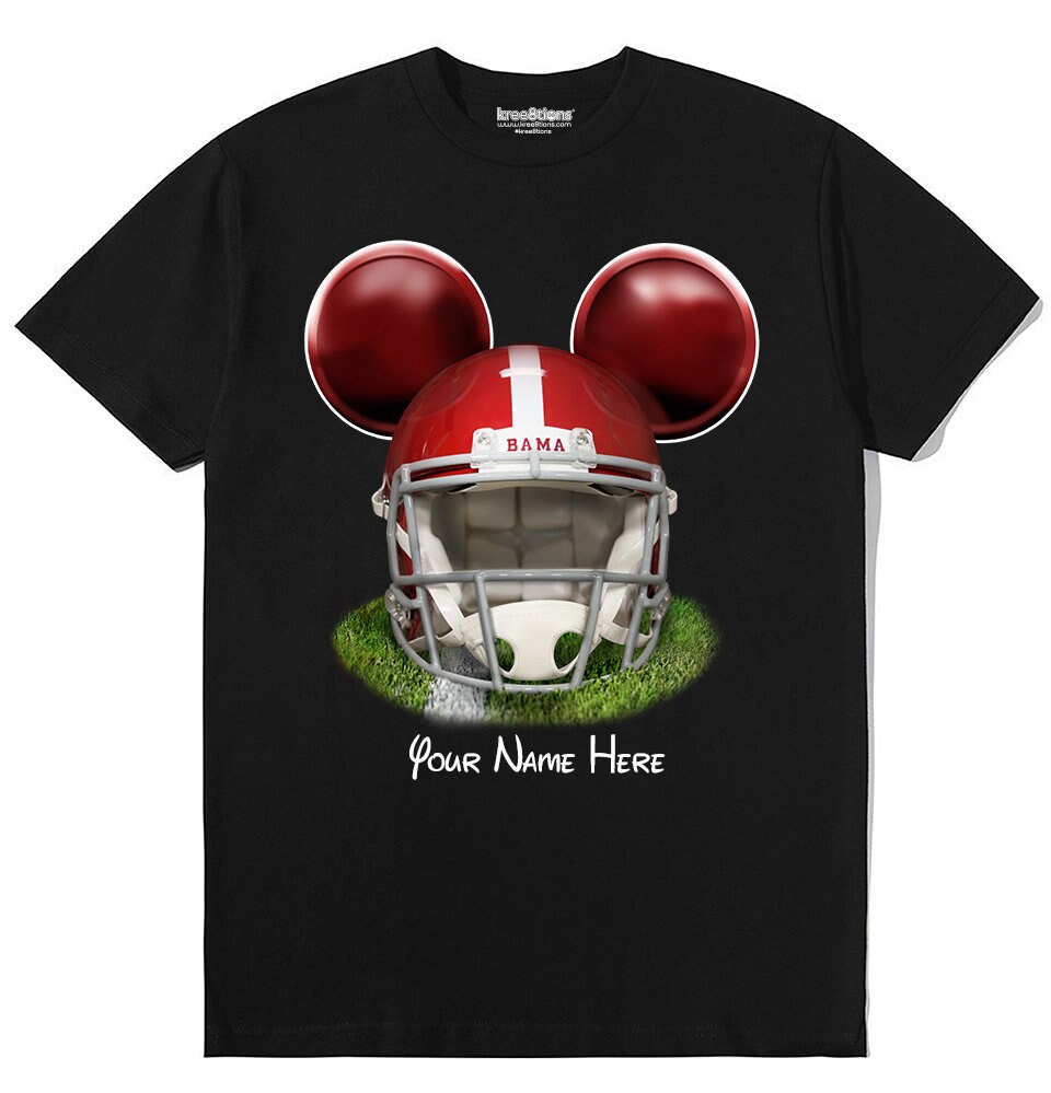 K8 College alabama Mouse Ears Helmet Football - Etsy
