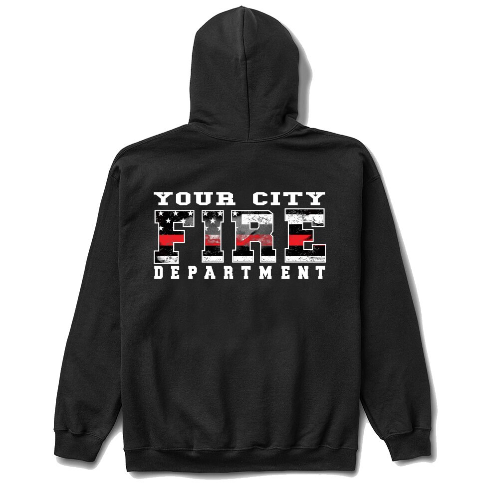 Custom Fire Department Shirt Hoodie,sweatshirt - Personalized With Your ...
