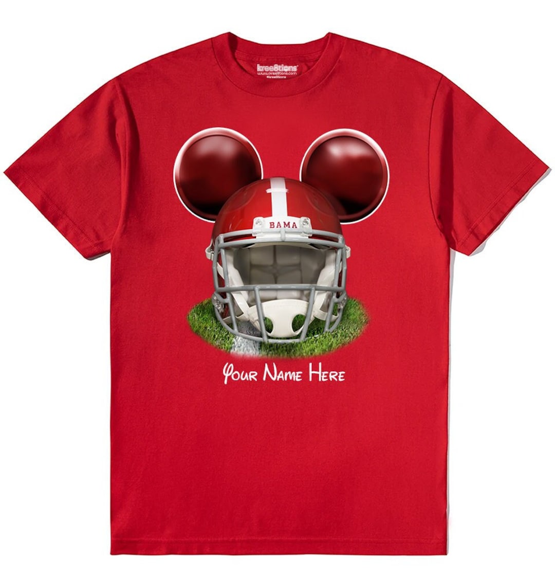 K8 College alabama Mouse Ears Helmet Football - Etsy