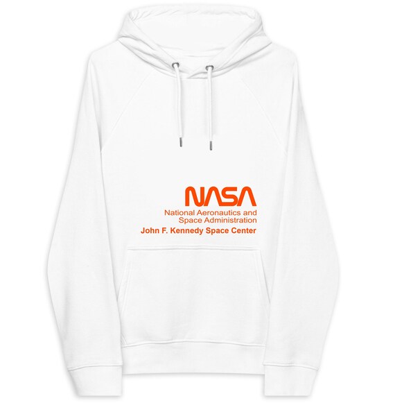 Nasa Logo Hoodie Etsy Nasa Clearance Jumper White