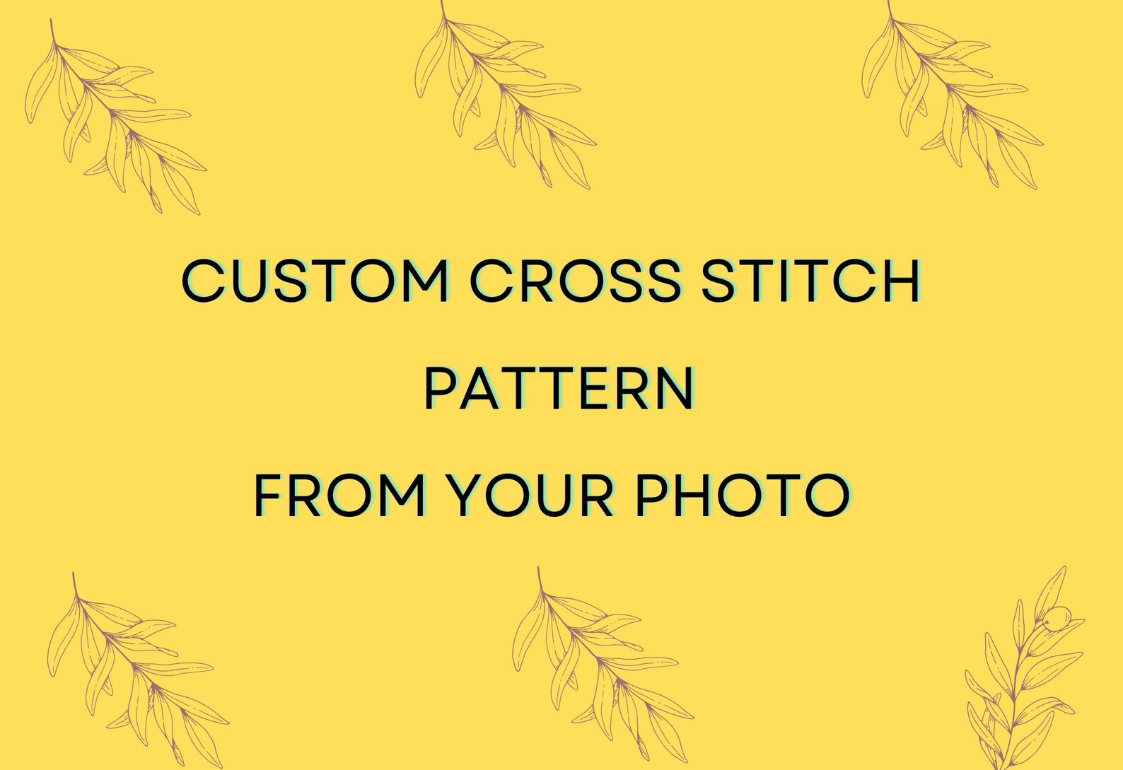 Custom Cross Stitch Pattern Personalized. Convert Photo to Cross Stitch ...
