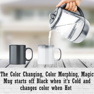 Personalized Family Photo Magic Mug Gift, Heat Sensitive Color Morphing ...