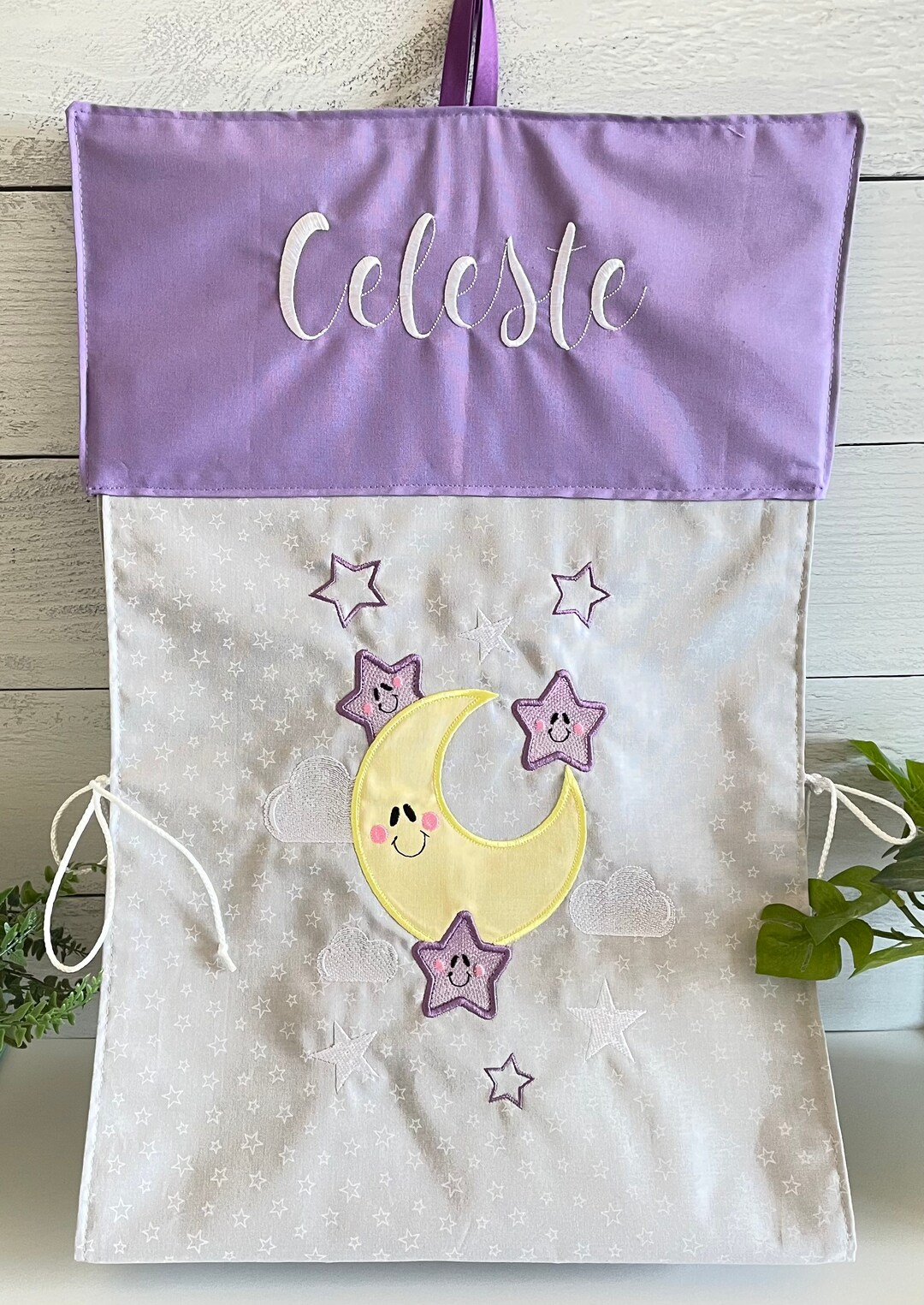 Baby Diaper Stacker Embroidered With Name and Designs Made to Order - Etsy