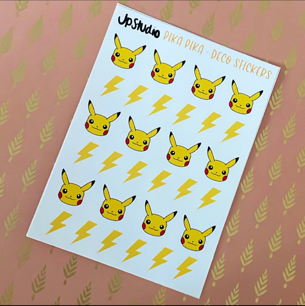 Pikachu Sticker Sheet / Pikachu Sticker / Pokemon Sticker - Etsy