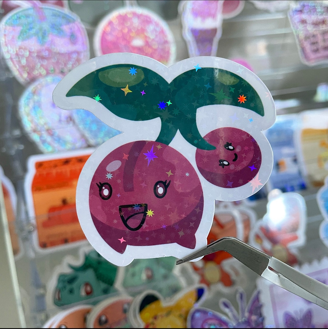 Cherubi Pokemon Sticker Kawaii Pokemon Sticker Pokemon - Etsy