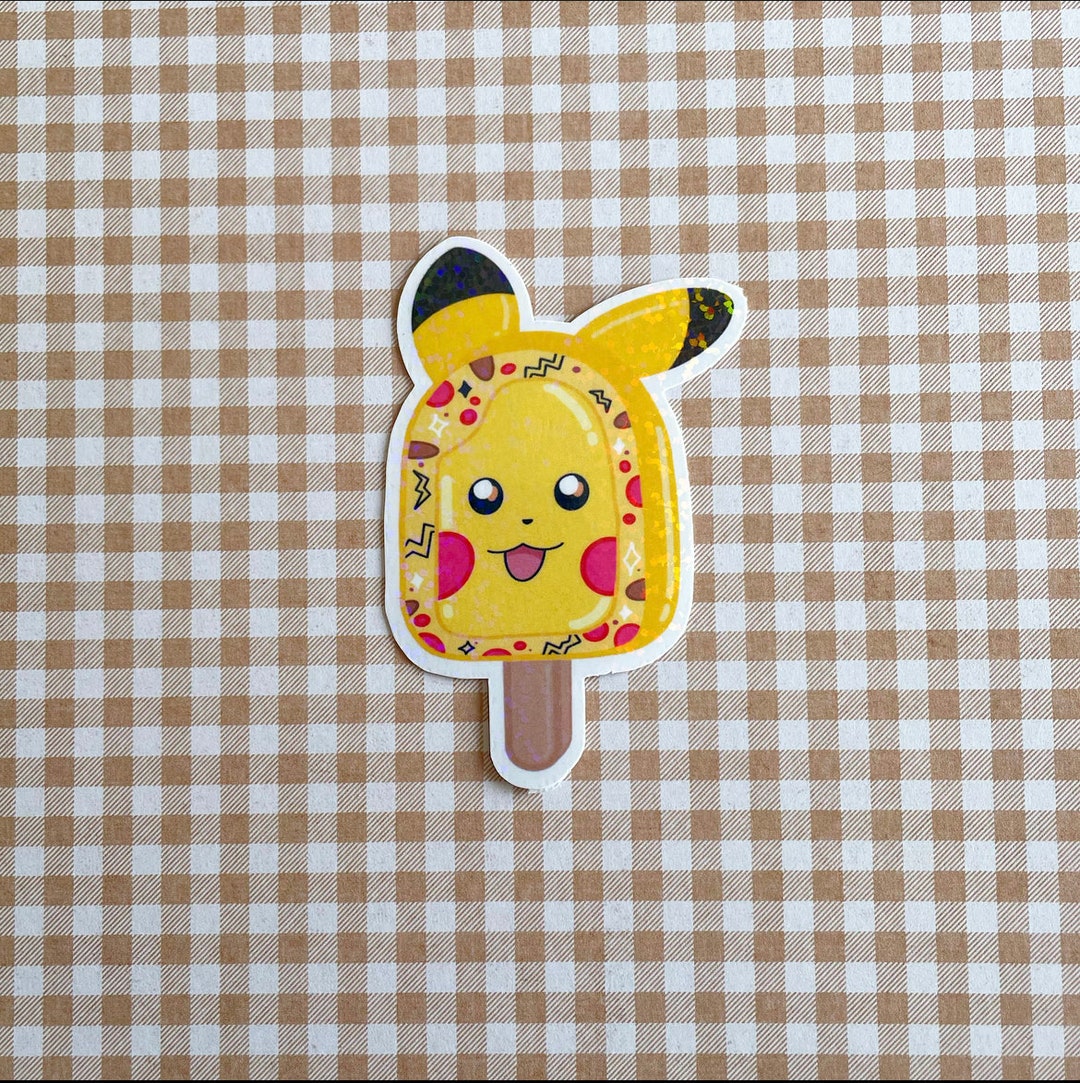 Pikachu Sticker / Pikachu Popsicle Sticker - Etsy