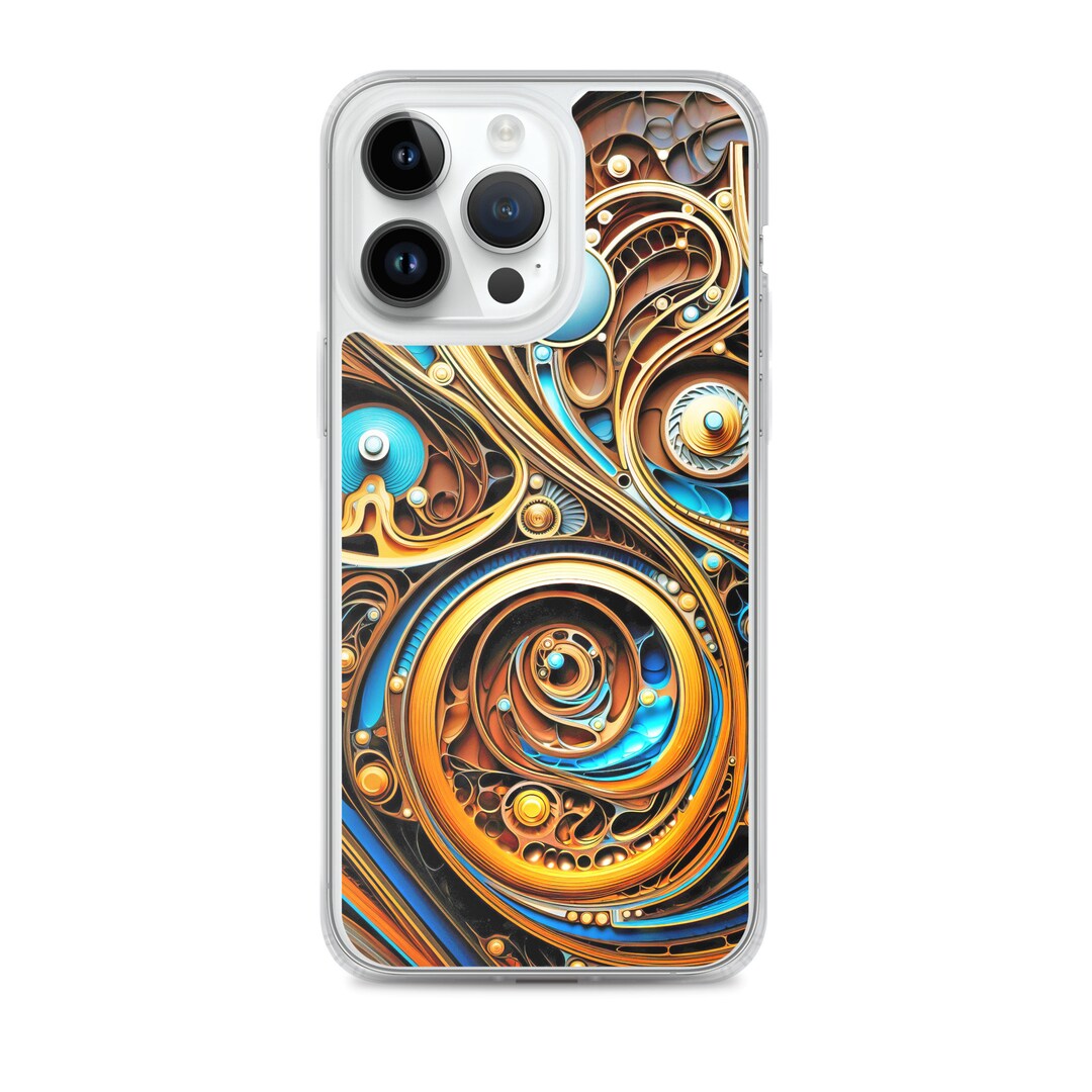 Unique Case for Iphone, 13 and Above, 3D Futuristic Highly Abstract ...