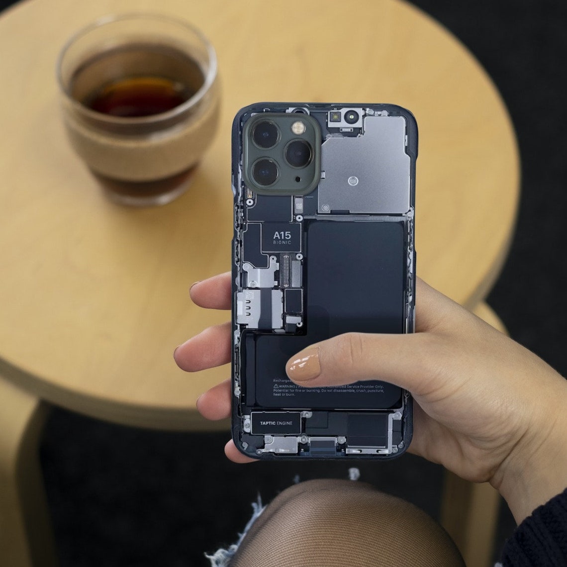 Unique Case for Iphone, 13 and Above, PCB Realistic, Circuitry, Circuit ...