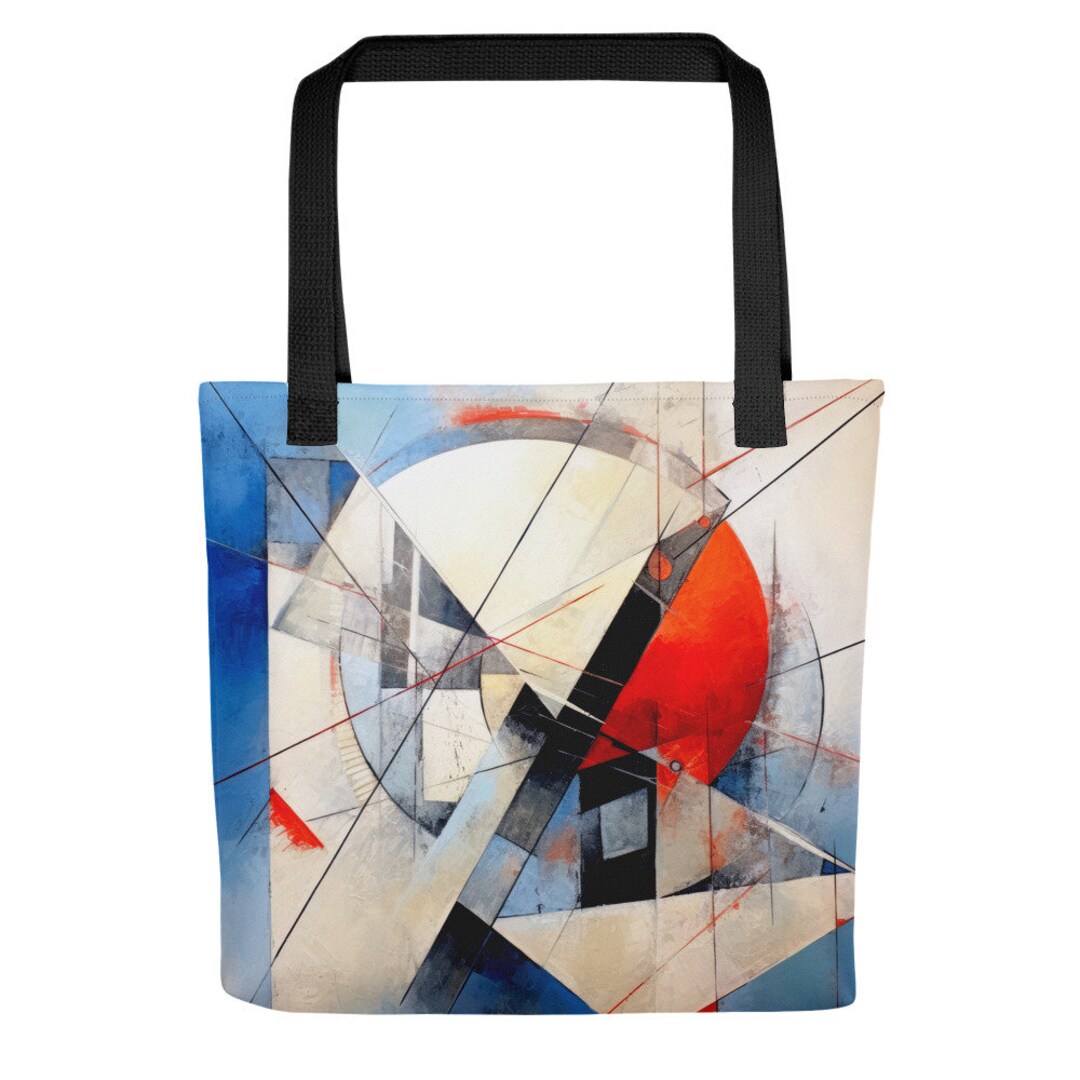 Tote Bag Artistic Design, Modern Abstract Image, Colorful, Spacious ...