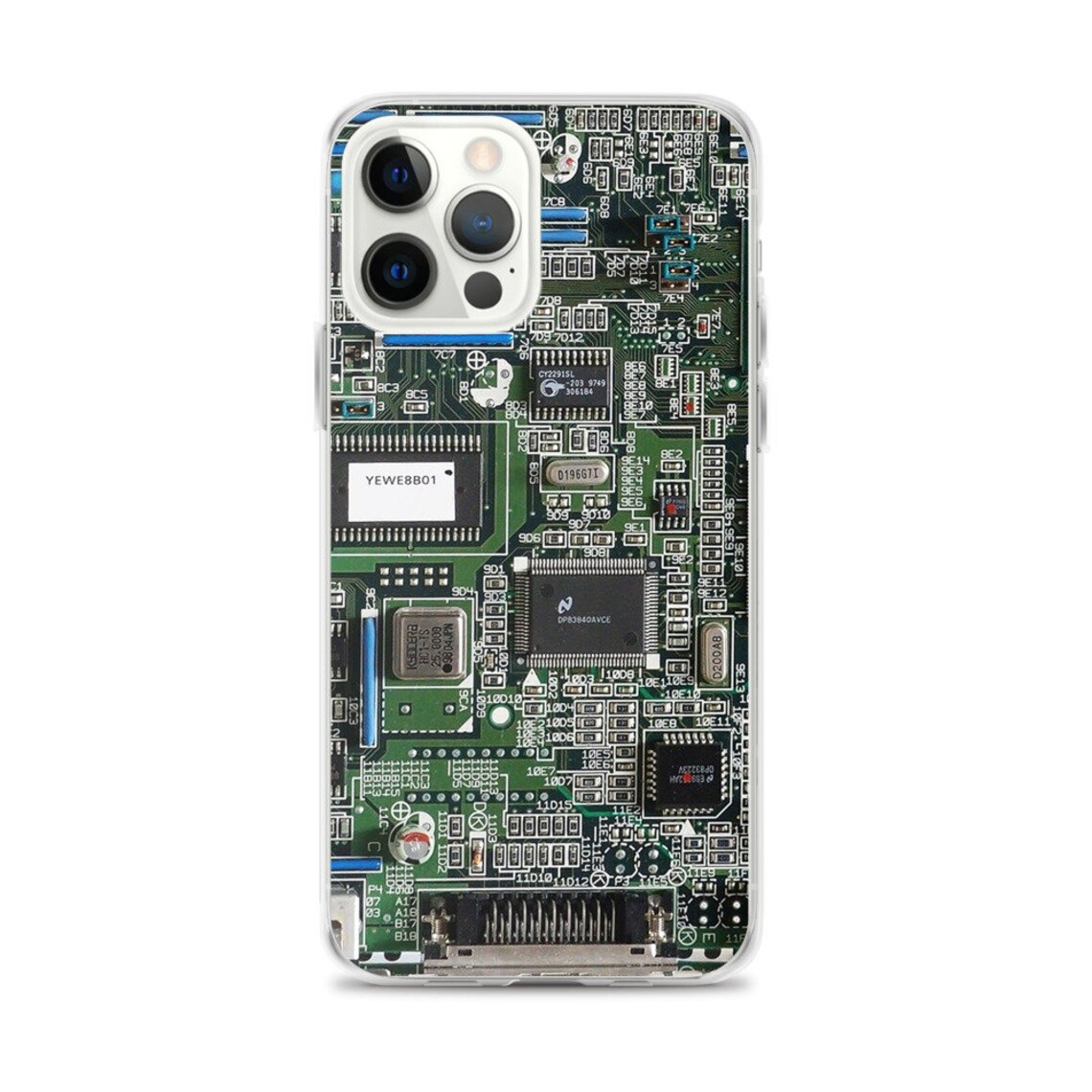 Unique Case for iPhone 12 and Above, Realistic, Circuitry, Circuit ...