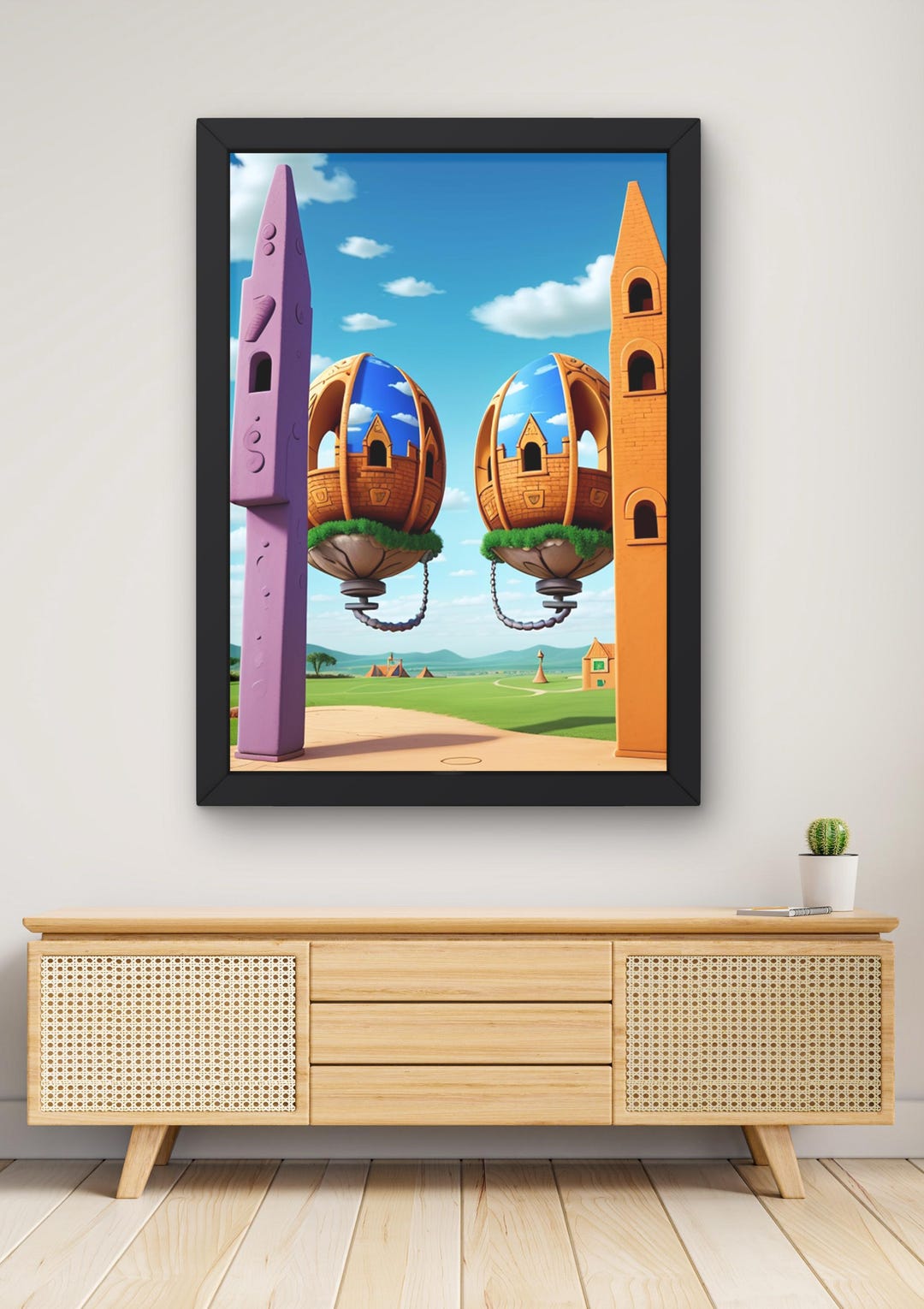 AI Image | Floating, Spherical Buildings | Digital File | AI Image | #3 ...
