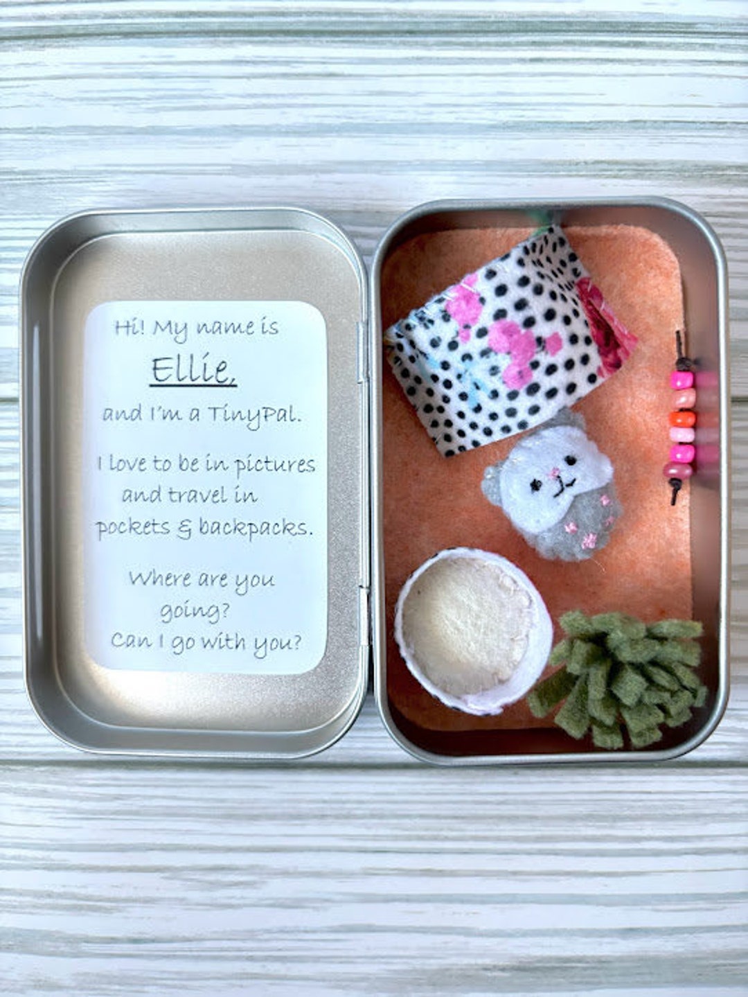 Felt Hamster Playset Traveling Toy - Tinypal (ellie) - Etsy