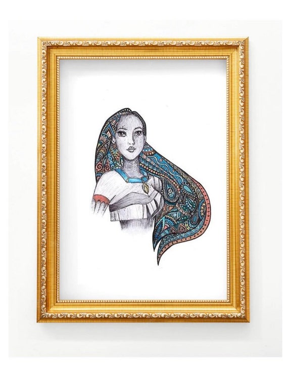 Pocahontas Portret Exploring The Beauty Of Pocahontas In Disney