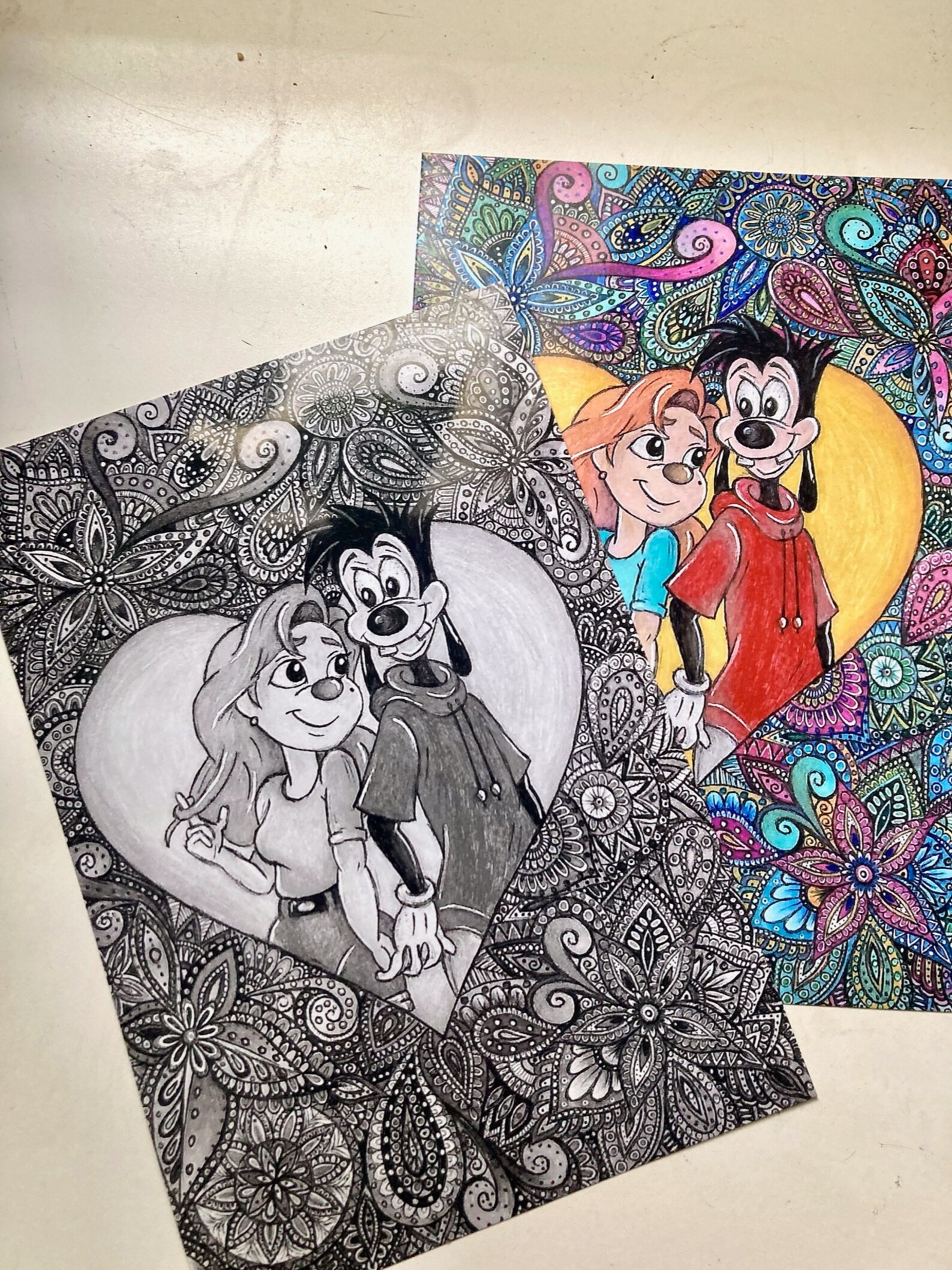 Disney A Goofy Movie Mandala Print | Etsy UK