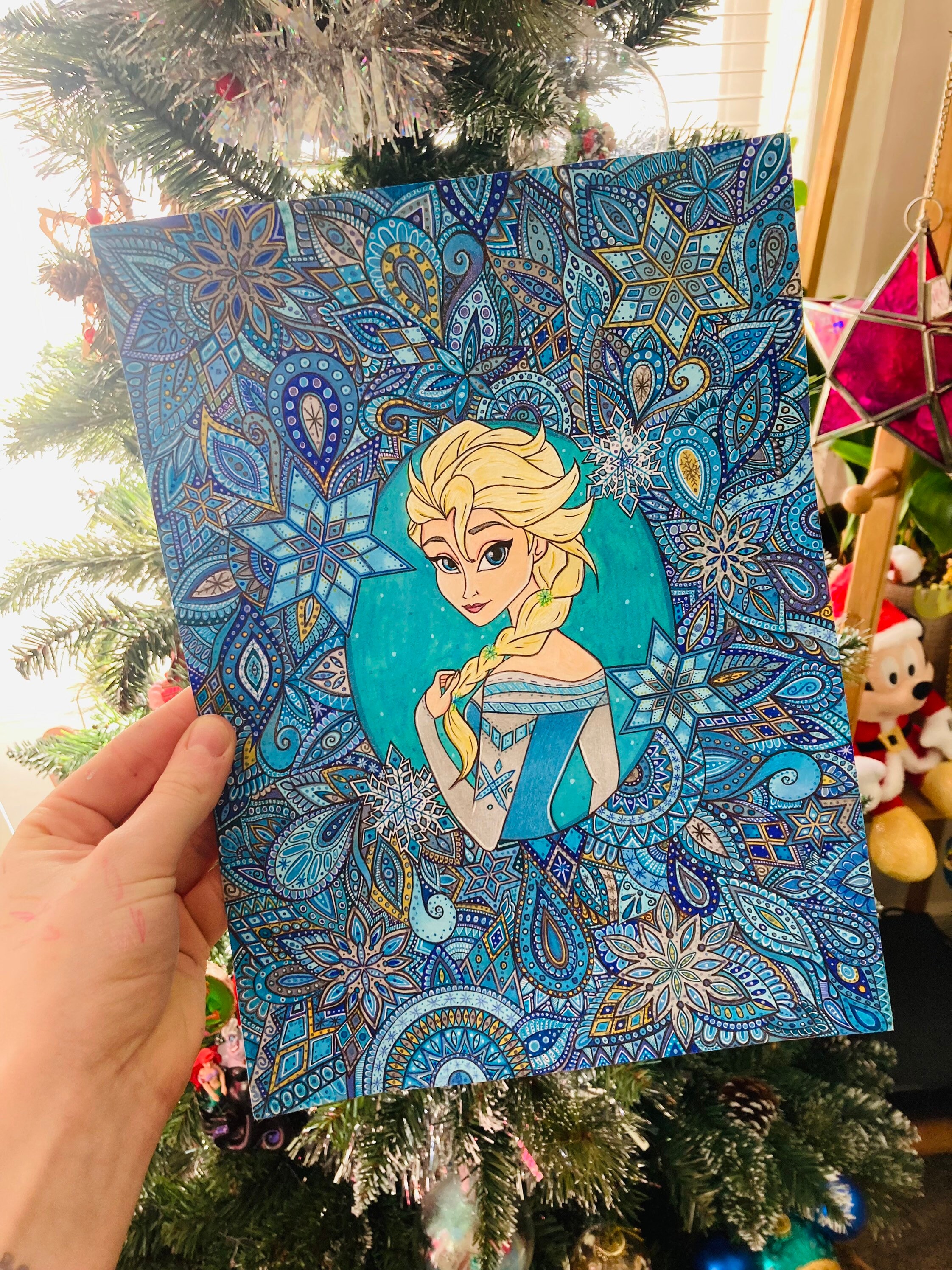 Disney Frozen Elsa Art Print - Etsy