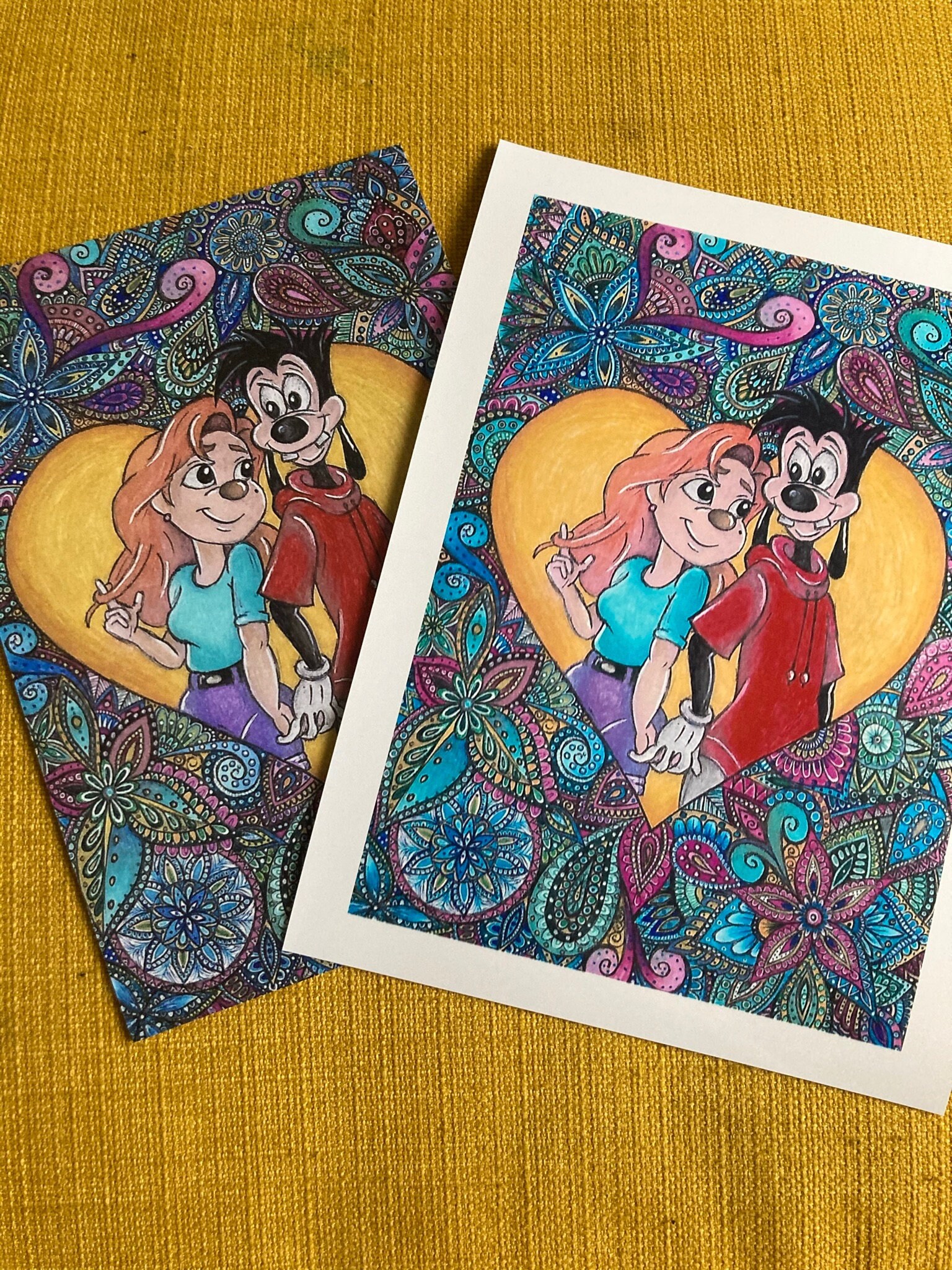 Disney A Goofy Movie Mandala Print - Etsy
