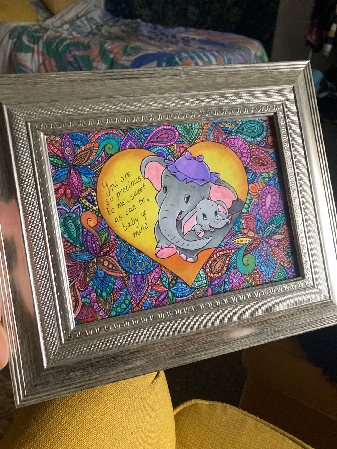 Disney Dumbo Mandala Print | Etsy