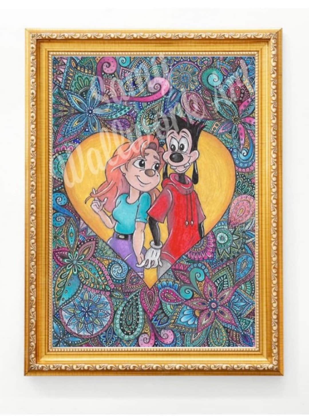 Disney A Goofy Movie Mandala Print - Etsy