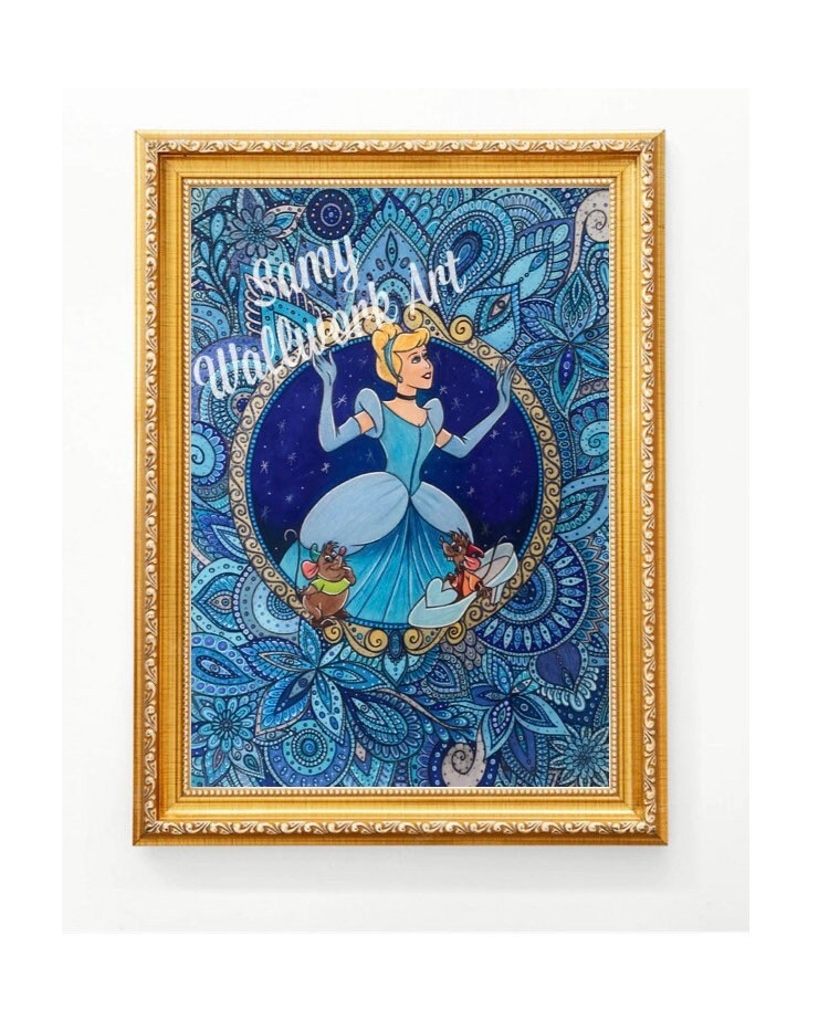 Disney Cinderella Mandala Print - Etsy