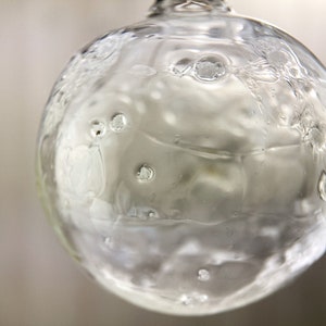 Ball With Transparent Glass Sand Decorative Ball to Hang for Christmas ...