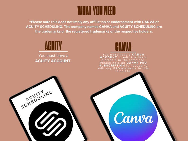 Acuity Scheduling Template, Acuity Booking Template, Acuity Template ...