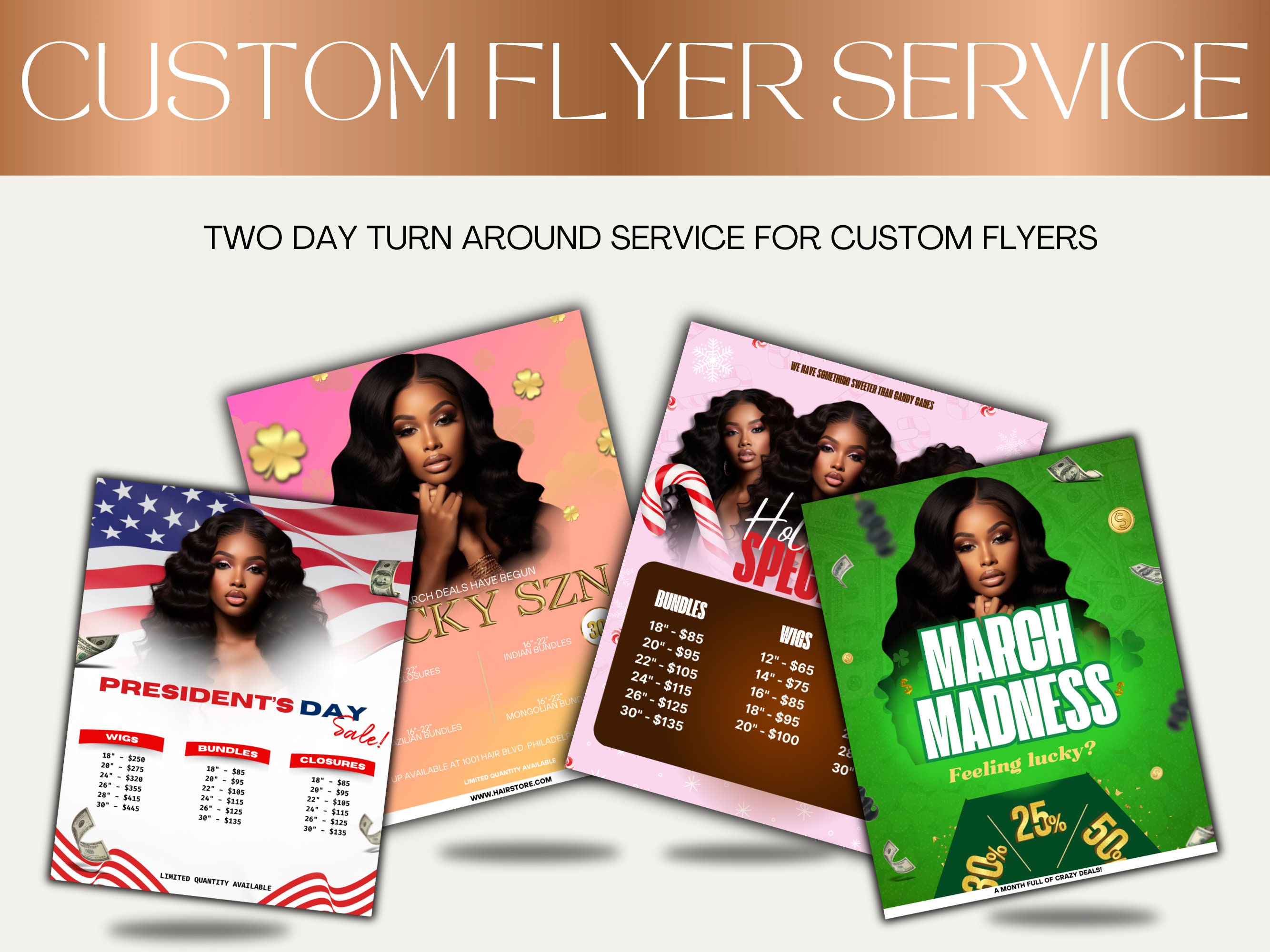 CUSTOM FLYER DESIGN - Etsy