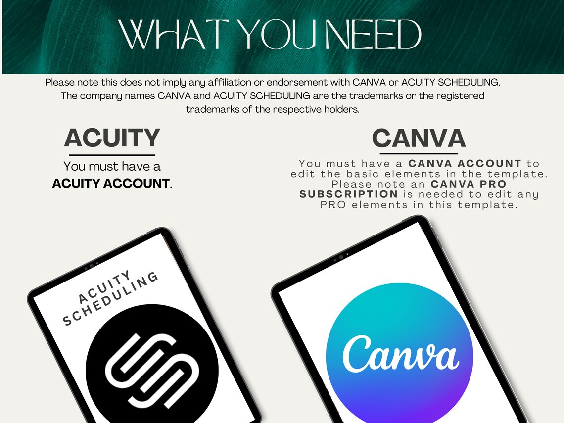 Acuity Scheduling Template, Acuity Booking Template, Hairstylist Acuity ...