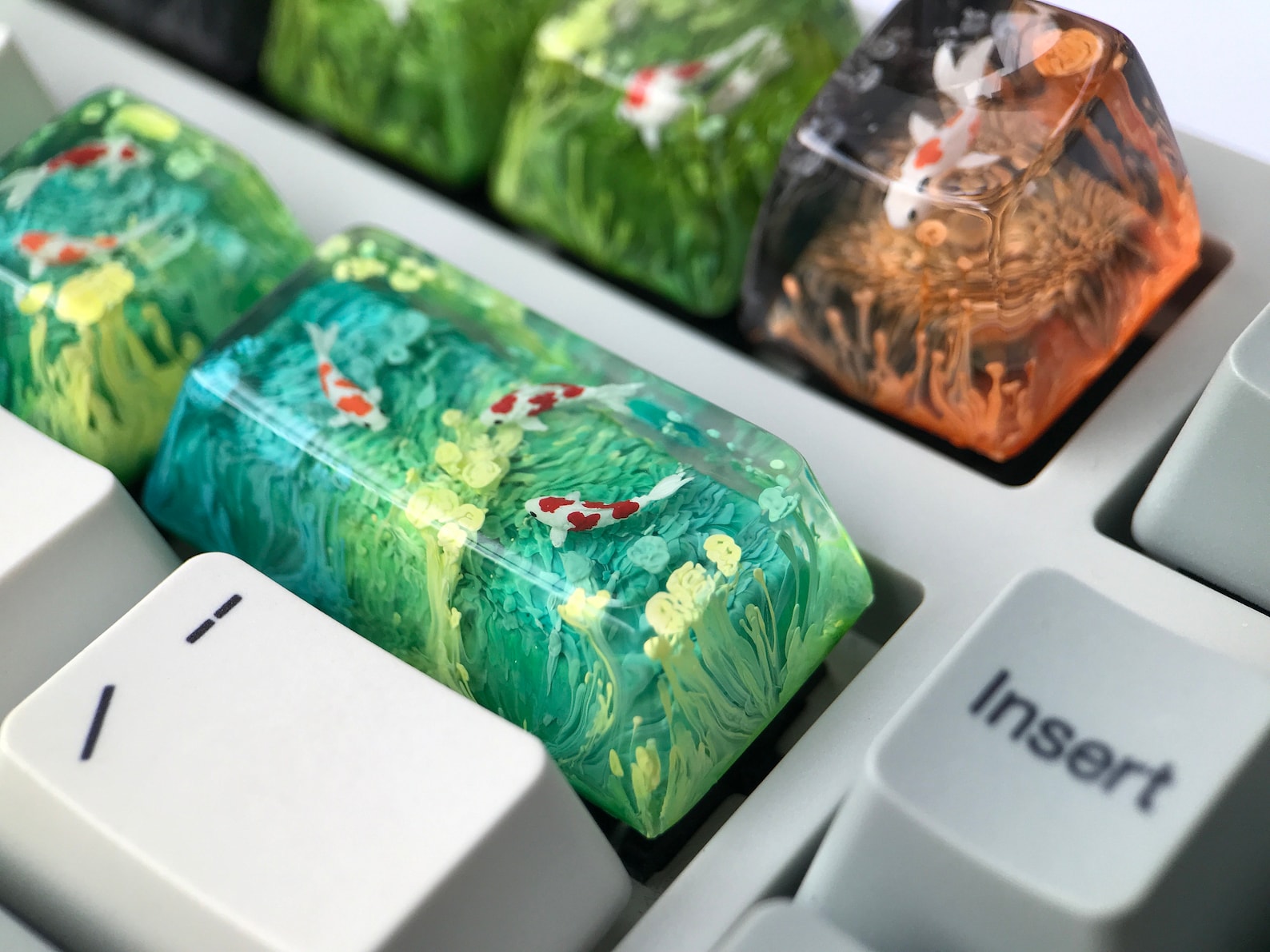 Keycap Koi Fish Artisan Keycap Backspace Keycap Profile - Etsy