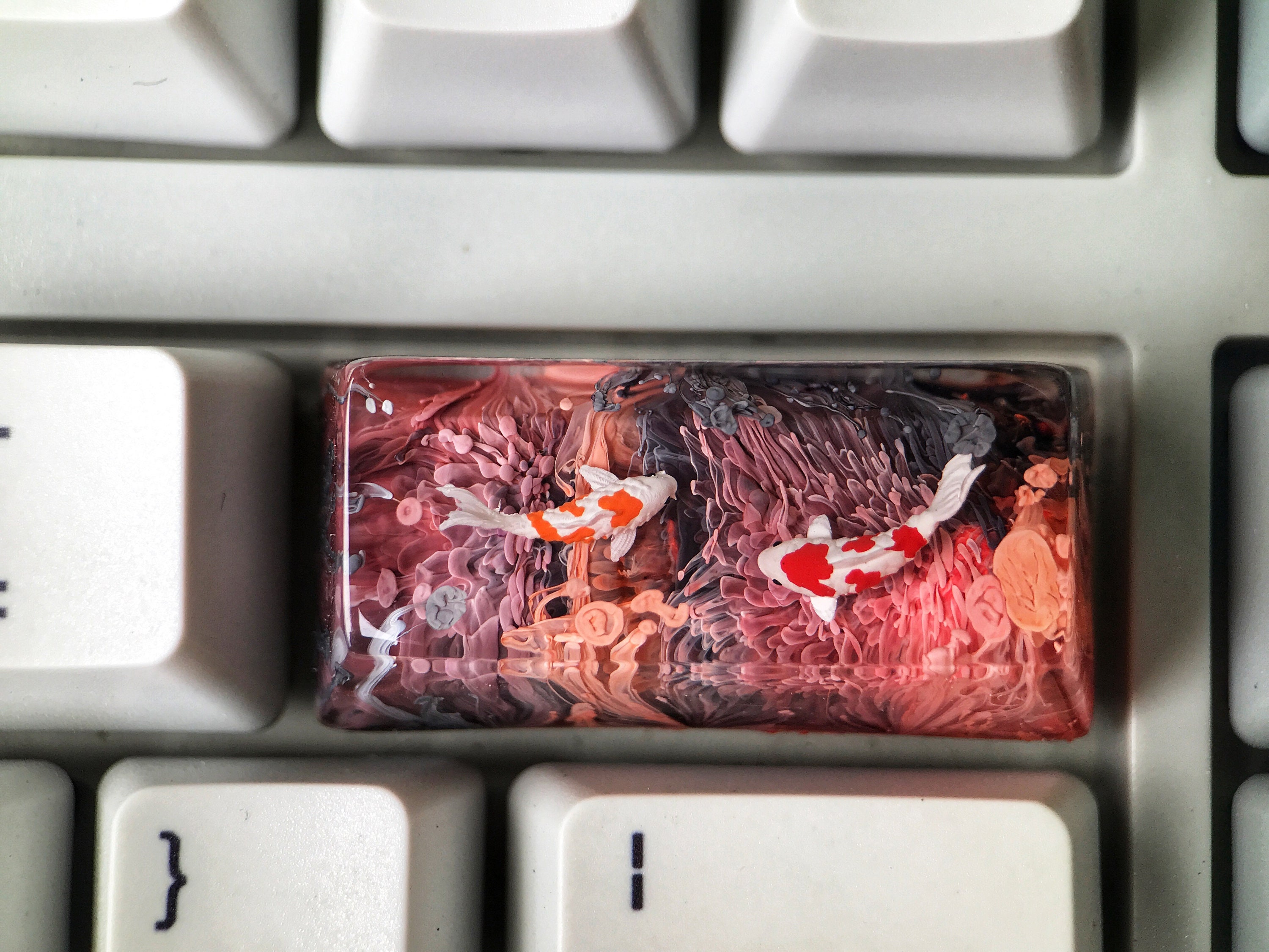Backspace Keycaps Koi Fish Artisan Keycaps Koi Keycaps - Etsy