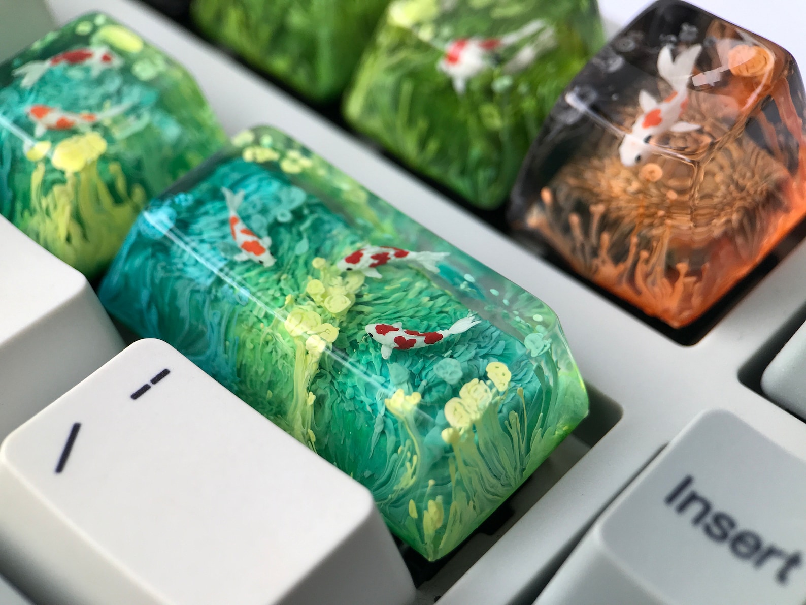 Keycap Koi Fish Artisan Keycap Backspace Keycap Profile - Etsy