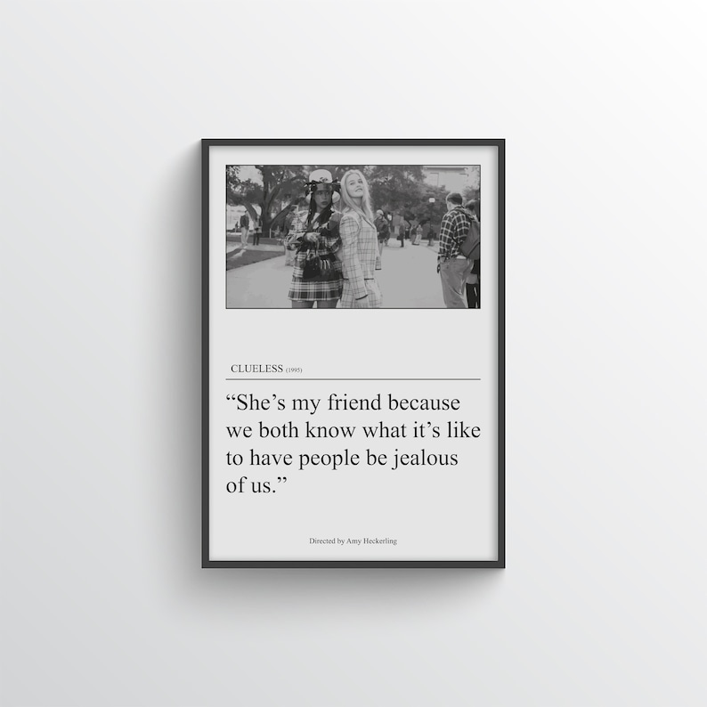 Clueless Film Print, Movie Quote Poster - Etsy