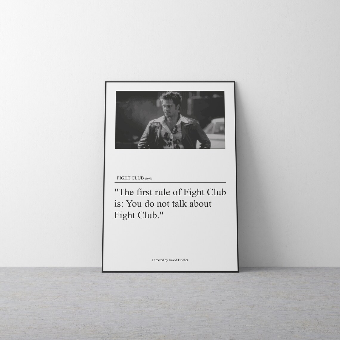 Fight Club Film Print, Movie Quote Poster - Etsy