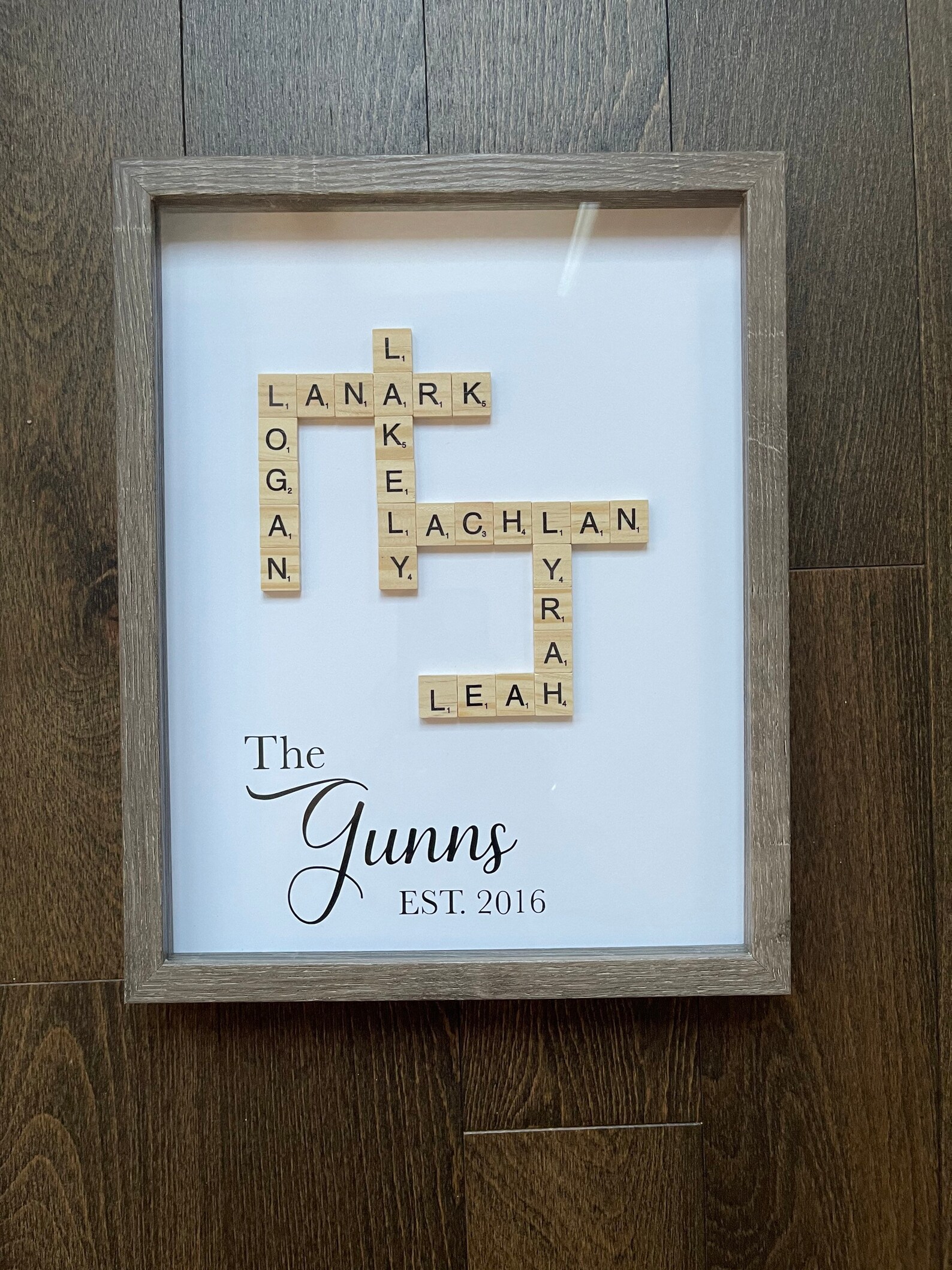 Family is Everything Scrabble Frame Custom Scrabble Box - Etsy