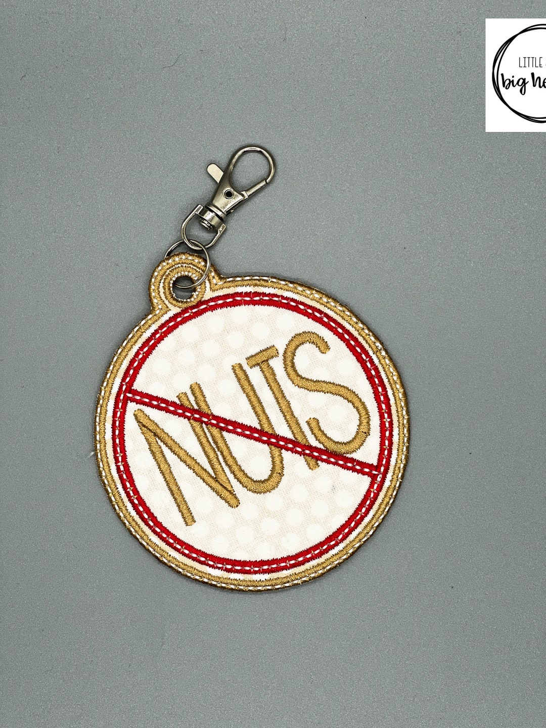 Nut Allergy Bag Tag | Back to School Supplies | No Nuts Tag for Kids ...