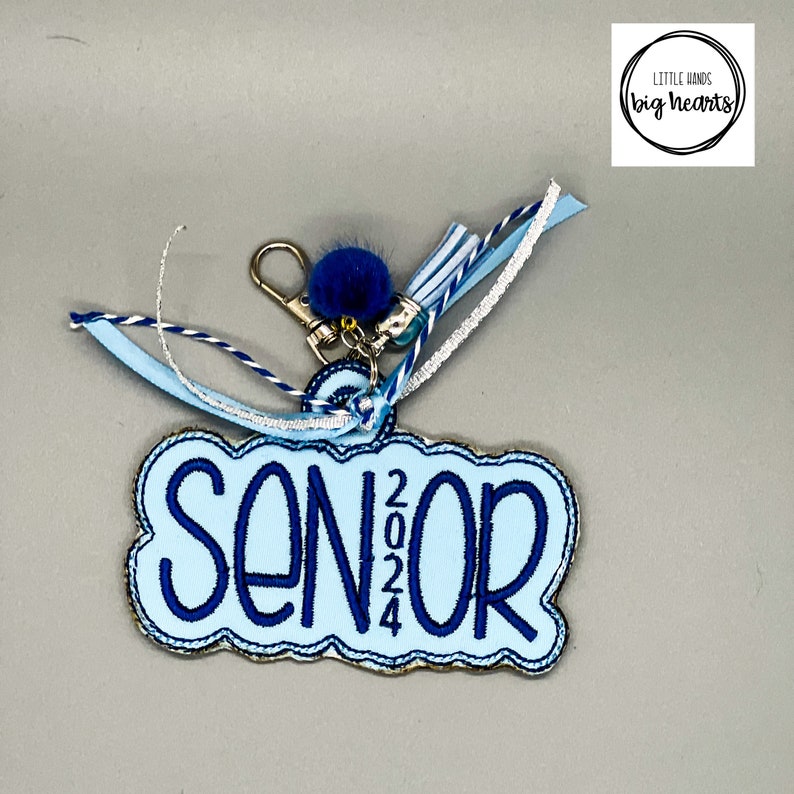 SENIOR 2024 Bag Tag | Class of 2024 Key Chain | Senior Gifts ...