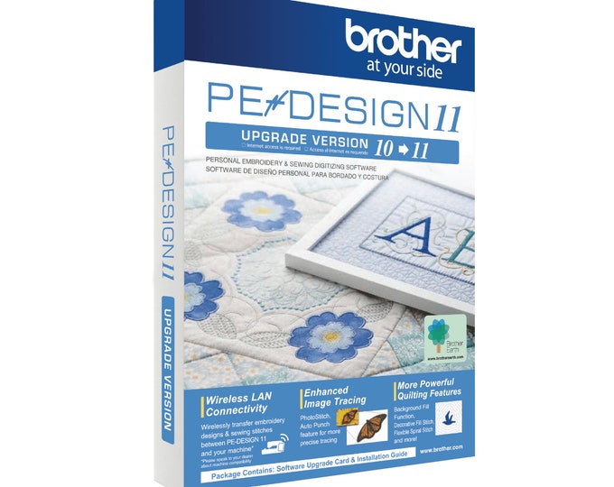 PE-DESIGN 11 Personal Embroidery and Sewing Digitizing Software - Etsy