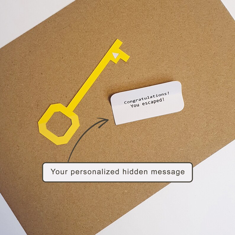 Escape Room A Key for Every Lock Pop-up Card - PACK OF 10 - Interactive ...