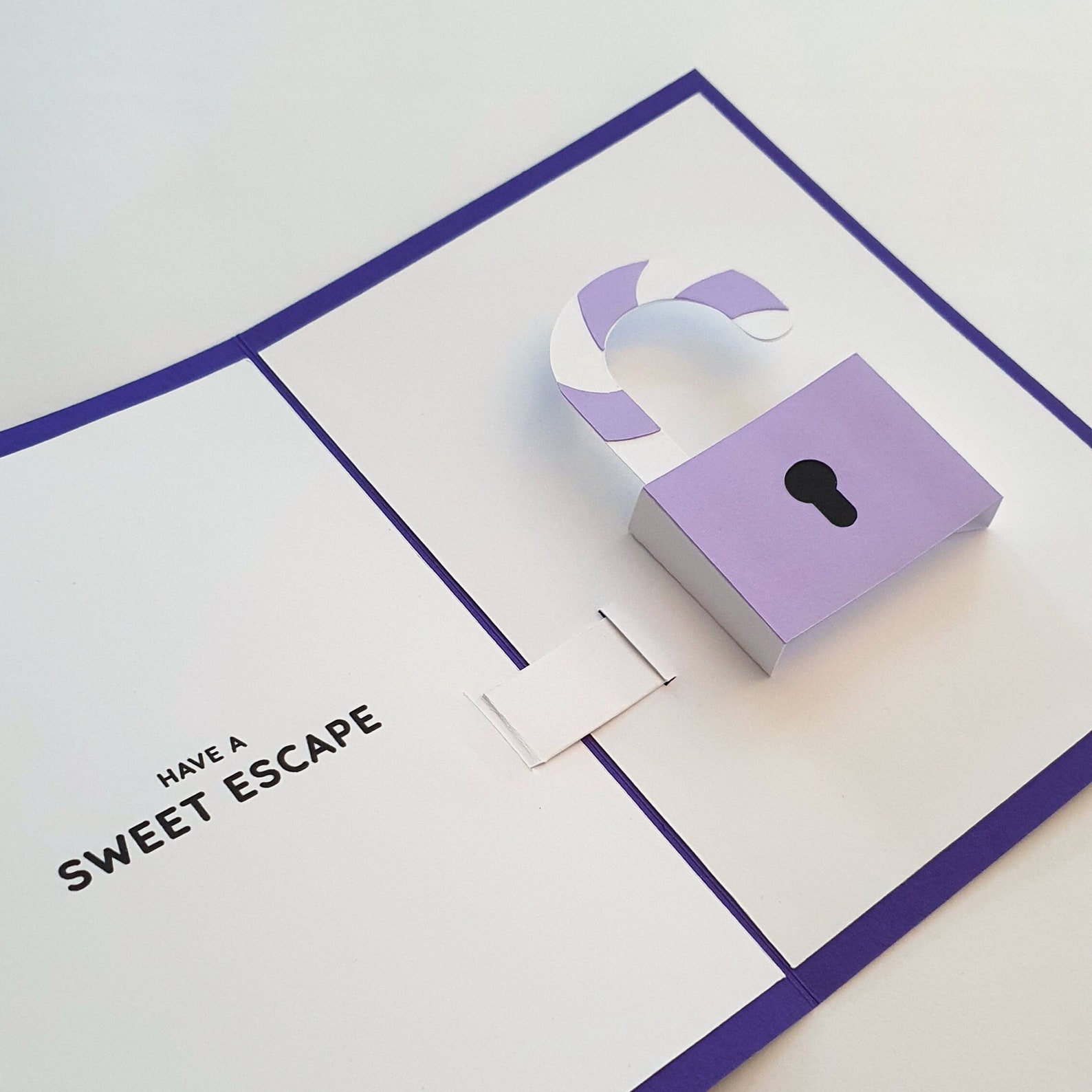 Sweet Escape Pop-up Card - Escape Room Inspired Greeting Card - Etsy