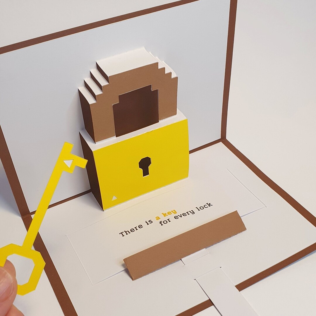 Escape Room Pop-up Cards PACK OF 5 A Key for Every Lock Interactive ...