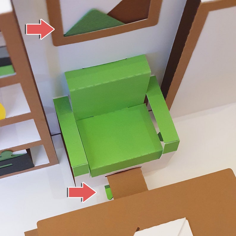 Escape Room Pop-up Greeting Card With Jigsaw Puzzle Living Room - Etsy