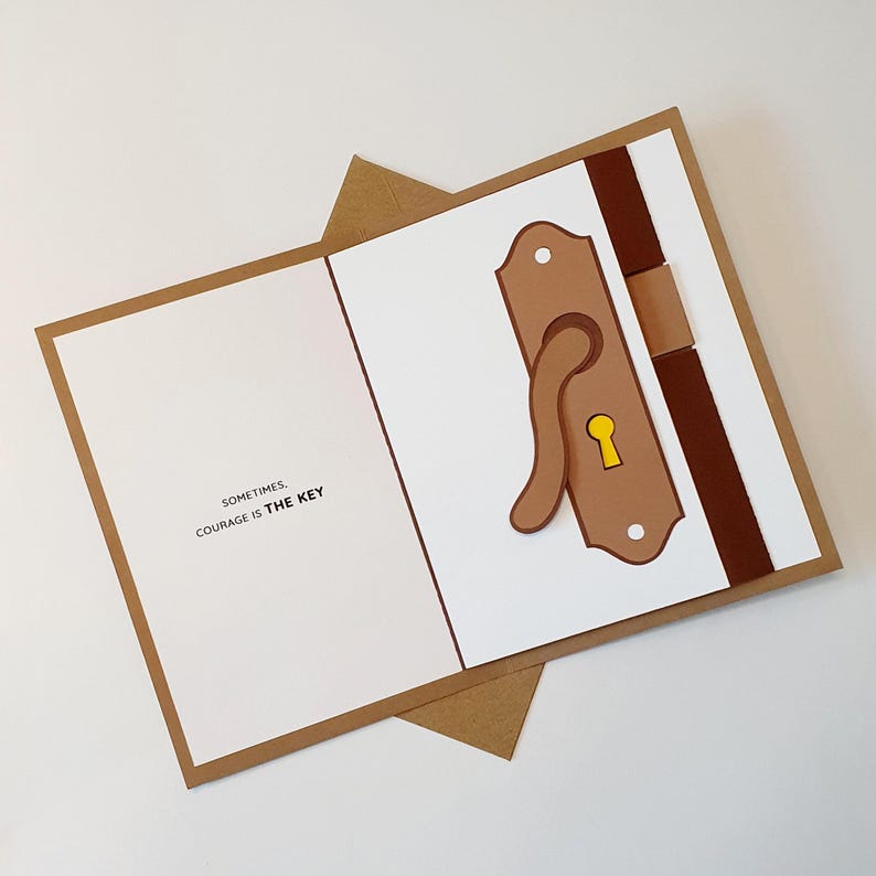 Door Handle Pop-up Card - Animated Escape Room Inspired Greeting Card ...